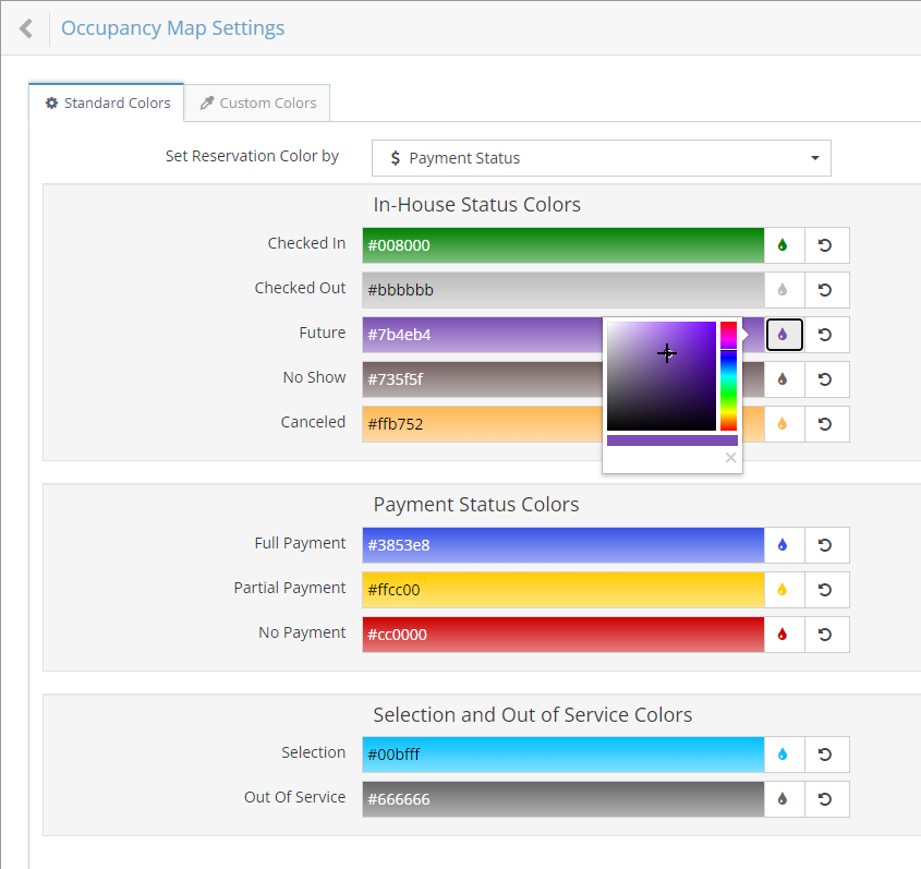 Customizing the Occupancy Map
